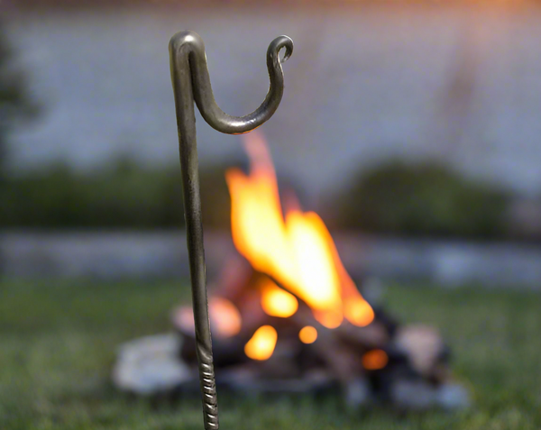 Hand Forged Campfire Fork Rest – grapevinestores